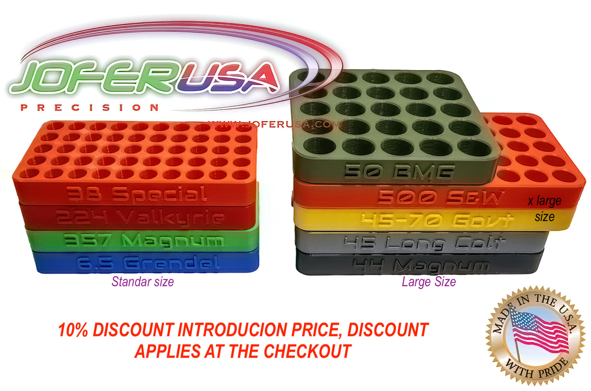 338 Lapua Magnum Cal Loading Block Aluminum Reloading Tray CNC Made 32 ...