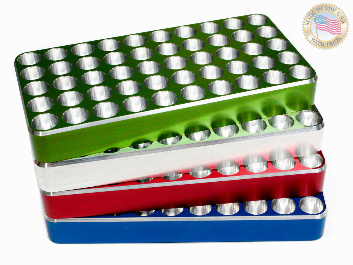 338 Lapua Magnum Cal Loading Block Aluminum Reloading Tray CNC Made 50 ...